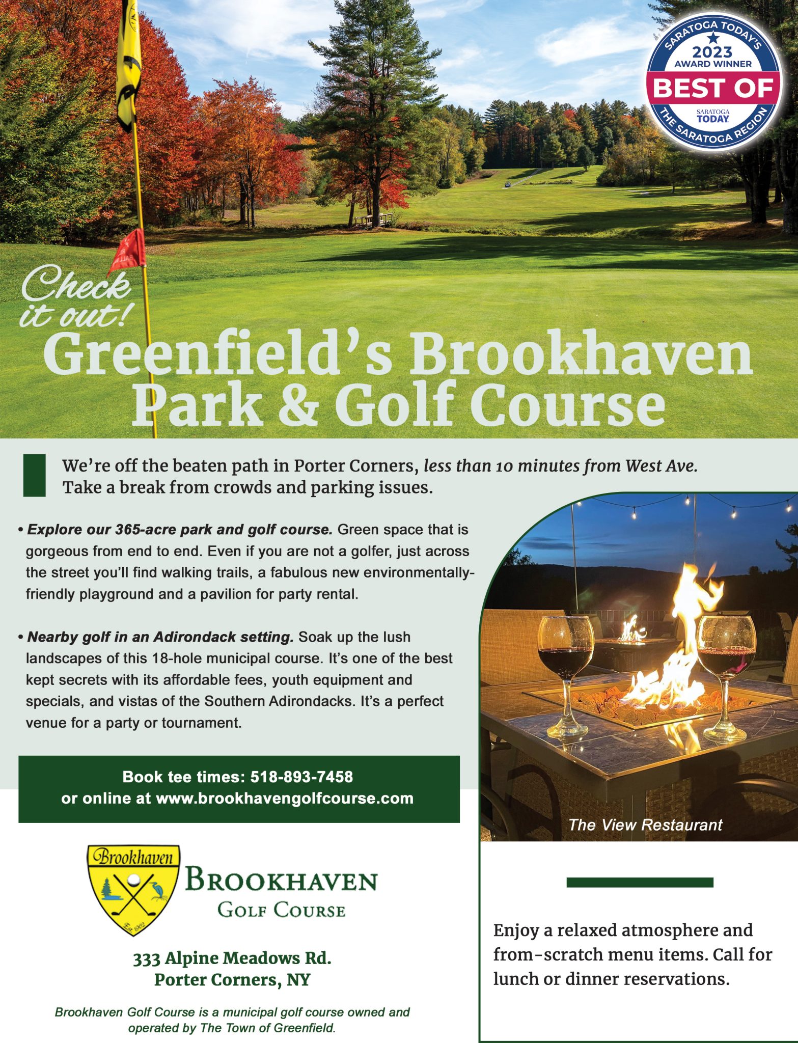 Greenfield Park Spotlight: Brookhaven Park & Golf Course - Town of ...